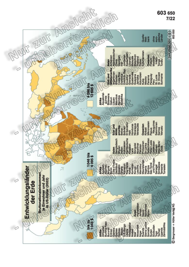 Entwicklungsländer der Erde | Ländergruppen | International | Welt ...